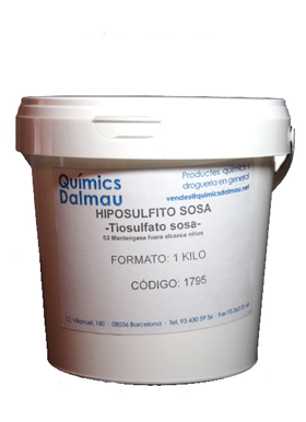 HIPOSULFITO SÓDICO – Quimics Dalmau